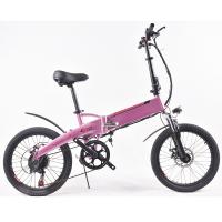 China 0.35kw Lightweight Electric Folding Bike 34KG Gross Weight 20 Inch for sale