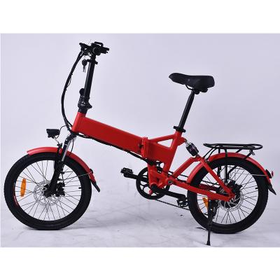 China 7Speed Lightweight Electric Folding Bike 20 Inch With 0.35KW Motor for sale