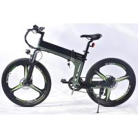 China 264lbs Folding Mountain E Bike , Pedal Assist Full Suspension Mountain Bike for sale