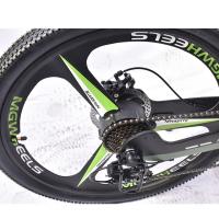 China 264lbs Folding Mountain E Bike , Pedal Assist Full Suspension Mountain Bike for sale