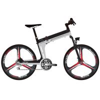 China 25KPH Electric Folding Mountain Bike , 0.25kw Fold Up Electric Mountain Bike for sale