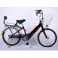 China Vintage Steel Frame Electric Bike , 22in Lightweight Pedal Assist Bike for sale