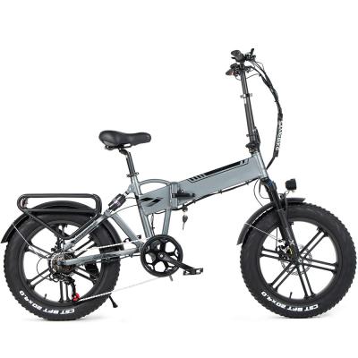 China 750lbs Fork Fat Tire Electric Folding Bike 160 Braked 6061Alu Frame for sale