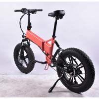 China 330LBS Support Fat Tire Electric Bike Folding With 10Ah Lithium Battery for sale