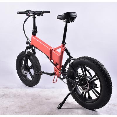 China 330LBS Support Fat Tire Electric Bike Folding With 10Ah Lithium Battery for sale