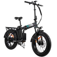 China 0.5KW Fat Tire Electric Folding Bike , 180kg Safe Load Folding Fat Tire Ebike for sale