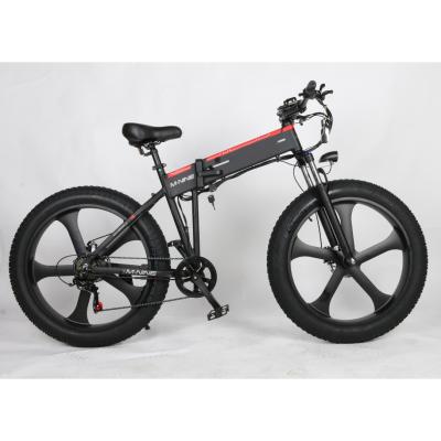 China 25KM/H Fat Tire Electric Folding Bike With 7Speed Derailleur for sale