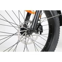 China ODM Fat Tire Electric Mountain Bike , Shimano Electric Folding Mountain Bicycle for sale