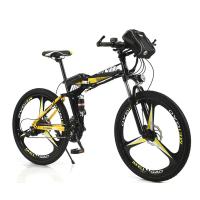 China 27.5 29 Inch Foldable Electric Mountain Bike For Adults Full Suspension 6 Spokes E-Mtb for sale