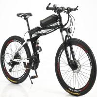 China 27.5 29 Inch Foldable Electric Mountain Bike For Adults Full Suspension 6 Spokes E-Mtb for sale