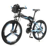 China 27.5 29 Inch Foldable Electric Mountain Bike For Adults Full Suspension 6 Spokes E-Mtb for sale
