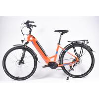 China 6 Speed Mid Drive Step Through Electric Mountain Bike 750W 150G Aluminum Frame for sale