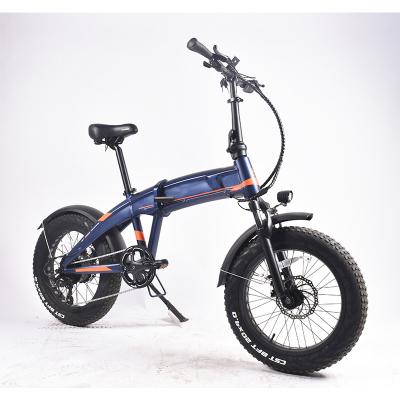 China ODM 48V 500W Fat Tire Electric Mountain Bike Shimano 6 Gears Cargo Foldable Ebike for sale