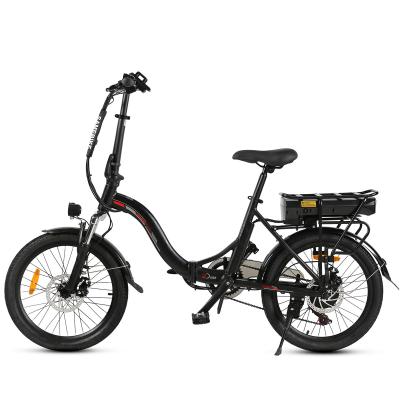 China 30Km/h Lightweight Ladies Electric Bike 20 Inch 350W Folding E Bike for sale