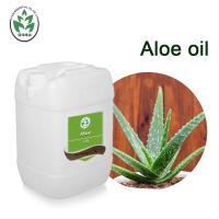 China Cold Pressed Organic Aloe Vera Essential Oil For Face Skin Body And Burns for sale