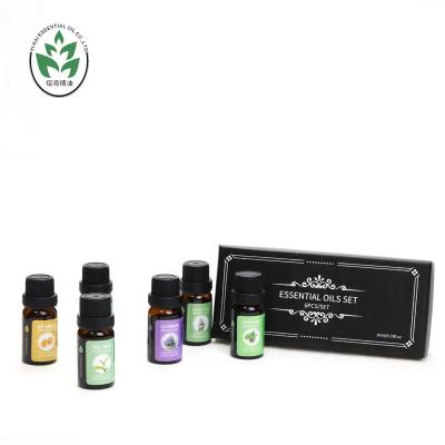China 10ML 6pcs Aromatherapy Essential Oil Set Pure Natural Customized for sale