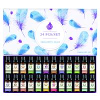 China Private Label High Quality Organic Essential Oil Gift Set wholesale 24pcs/sets for Aromatherapy Diffuser for sale