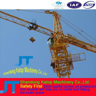 China 1250kN.m Rated lifting moment New technology reliable Electric Tower crane QTZ125-TC6018 for sale