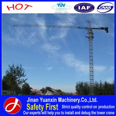 China China factory supply 5613 8t max load tower crane for sale