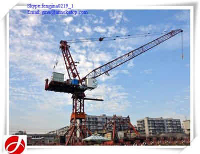 China competitive price luffing jib 10t verified tower cranes for India for sale