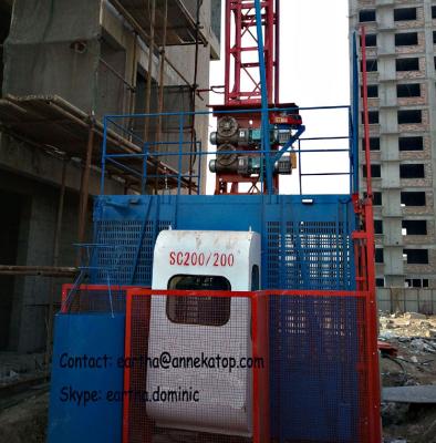 China 2t load construction hoist SC200 for building project for sale