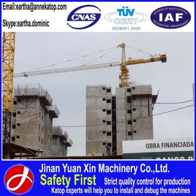China QTZ6010 tower crane for 80m building project for sale