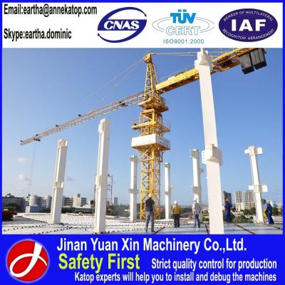 China 8t load QTZ80-6010 tower crane for building for sale