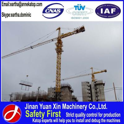 China House building crane 6010 with 1~8t lift capacity for sale