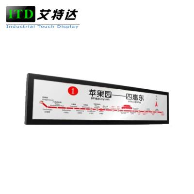 China 28-Inch Ultra Wide Stretched LCD Display with Integrated Windows & Android Media Player for Digital Signage for sale