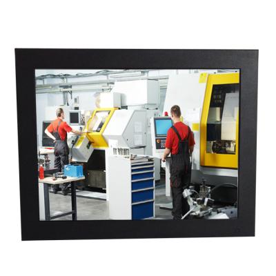 China DC 12V Industrial Panel PC with 1024 × 768 Resolution and Rugged Metal Housing for HMI Applications for sale