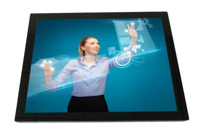 China Industrial 17 Inch True Flat Capacitive Touchscreen Panel PC All in One for sale