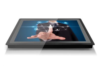 China 10.1 Inch Touch Panel PC DC 12V Widescreen TFT LCD Industrial Computer for sale