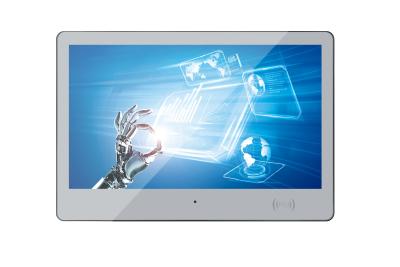 China Android Touch Panel PC 15.6 Inch Zero Bezel True Flat NFC RFID Reader Smart Access Control for sale