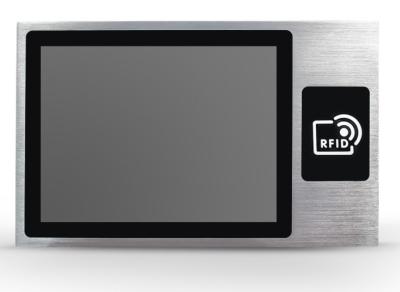 China 15 Inch PCAP Touch Panel PC Intel I3 I5 I7 with RFID Reader Face Recognition for sale
