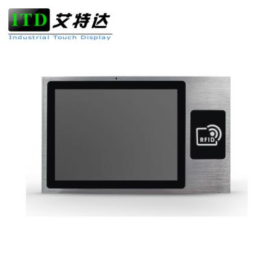 China 64G Wall Mounted Flat Touch Panel PC All In One with RFID and Camera for sale