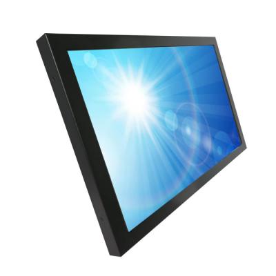China High Brightness Sunlight Readable Panel PC with 50,000 Hour Life Cycle and Black Industrial Shell for sale
