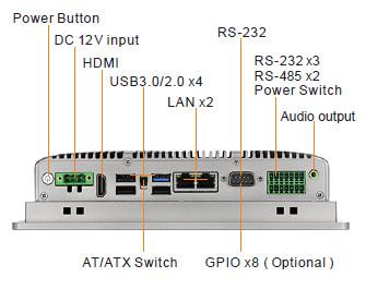 China Fanless Industrial Panel PC Embedded Touch Screen Computer 7 to 24 Inch for sale