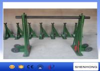 China 76MM Axis Bar Cable Drum Jacks / Hydraulic Drum Jack 5T Load Capacity for sale