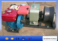 China Lightweight Belt Driven Cable Winch Puller 400mm Diameter Cable Roller for sale
