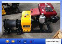 China Tower Erection Mechanical Device Diesel Cable Winch 8 Ton With 10HP Diesel Engine for sale