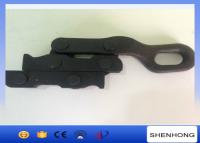 China Earth Wire Cable Pulling Clamp 12KN Parallel Jaw Type Flawless Finish for sale