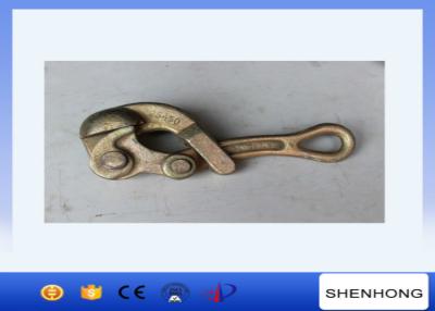 China Transmission Line 25-50 MM2 Earth Wire Rope Clips 1 Ton Single Cam for sale