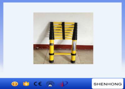 China Insulating Flexible 4 M Telescopic Ladder Light Epoxy Resin Rush To Repair Transformer for sale