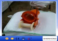 China Tube Dia 100MM Wire Pulling Pulley Bell Mouth Roller Cable Tray Pulling Rollers for sale