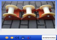 China 230MM Width Manhole Cable Laying Roller Wear Resisting With Nylon Wheel for sale