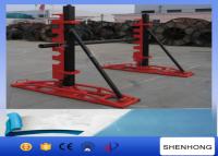 China 1900MM Width 10T Cable Drum Jacks Durable Hydraulic Reel Elevators for sale
