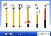 China 220KV Overhead Line Construction Tools Retractable Fiberglass Telescoping Hot Stick for sale