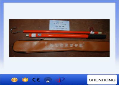 China 35KV Overhead Line Construction Tools Fiberglass Telescopic Static Disacharge Rod for sale