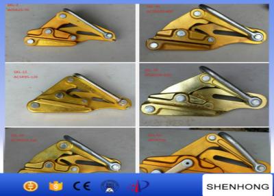 China Aluminum Conductor Gripper Wire Rope Grips for ACSR 7-80KN Rated Load for sale