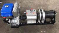 China Electric Power Construction Gas Engine Powered Winch Fast Speed Cable Winch for sale